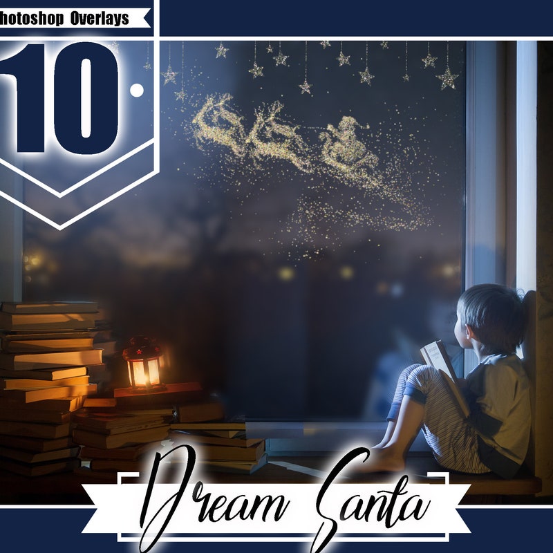 Santa Overlays - Etsy