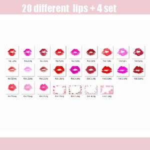 20 Kisses Kiss Photo Overlays, Valentines Wedding Baby Girl Children ...