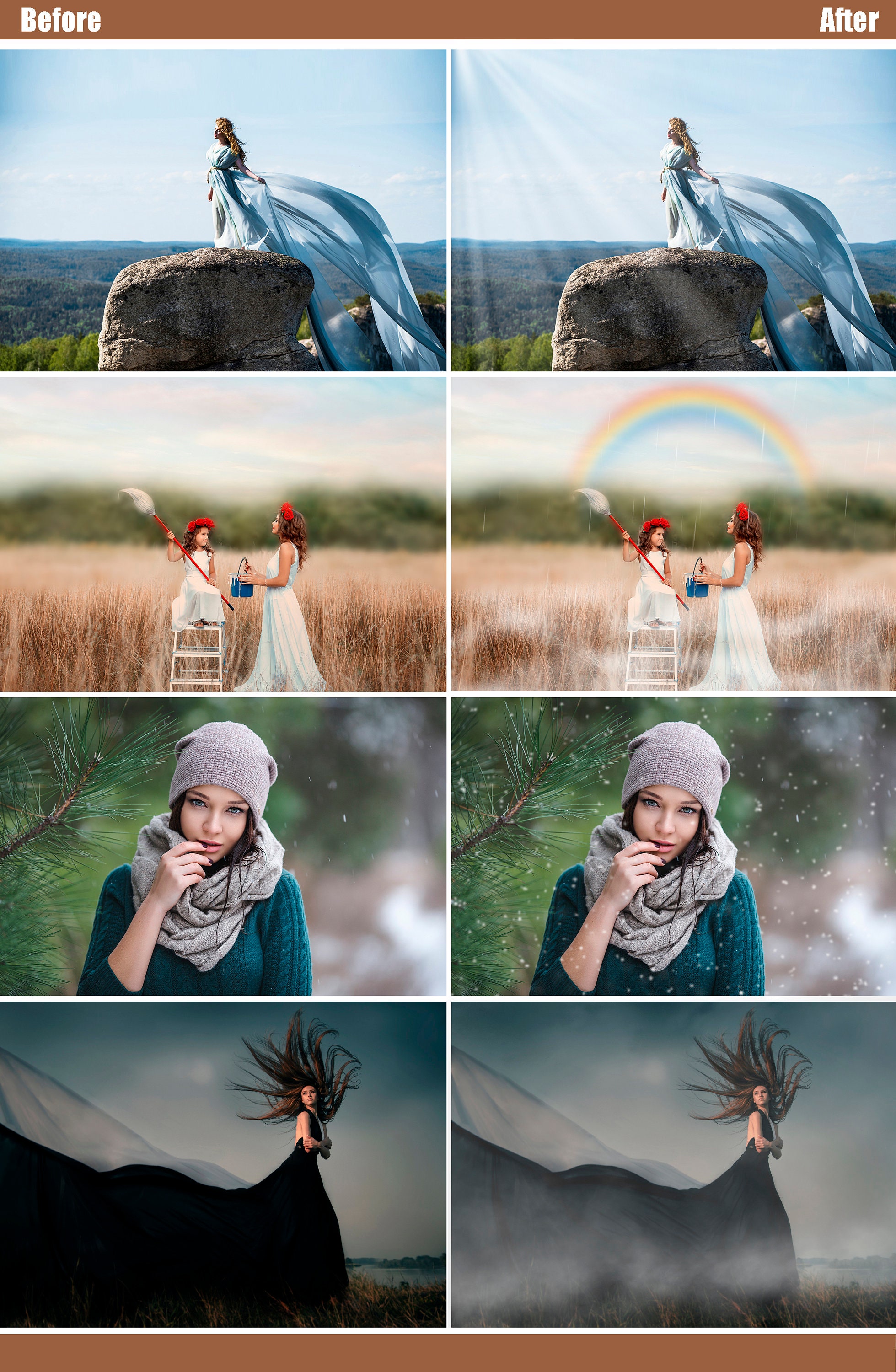 55 Weather photohop overlays rain cloud snow fog sunlight | Etsy