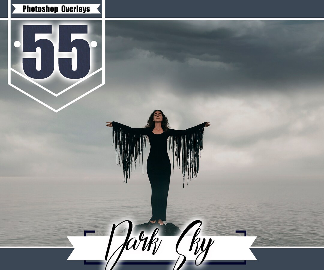 55 Dark Dramatic Storm Rain Beautiful Night Sky Overlays, Photoshop ...