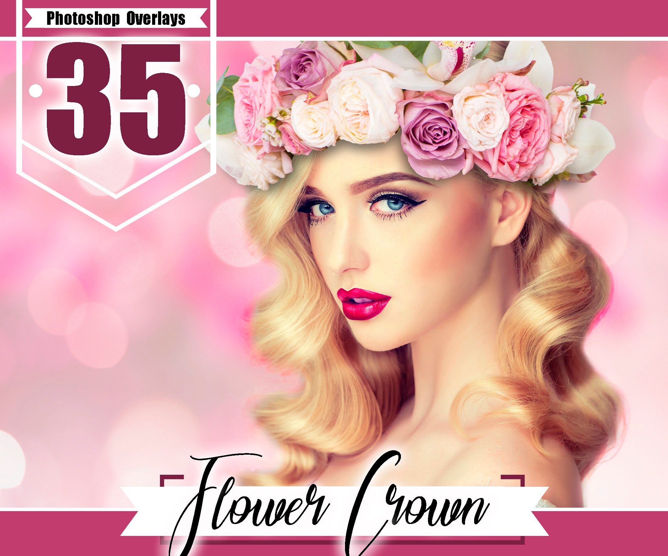 Tumblr Flower Crown Overlays