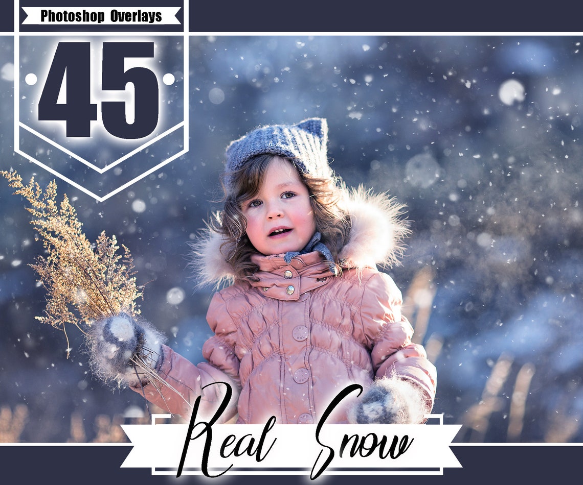 45 Real Snow Overlays Snow Textures Snow Effects Fairy - Etsy