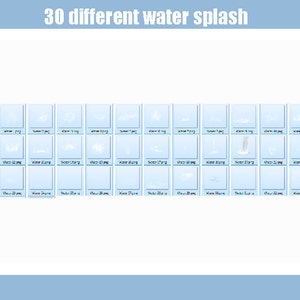 35 Splash Water Photo Overlays, Photo Editing, Photo Overlay, Photoshop ...