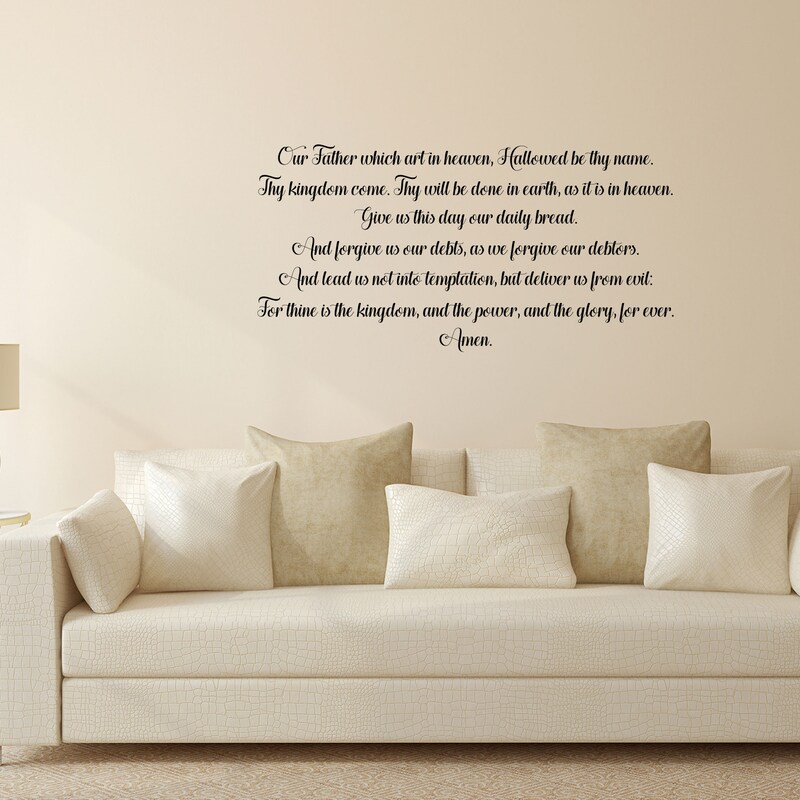 The Lords Prayer Kjv - Etsy