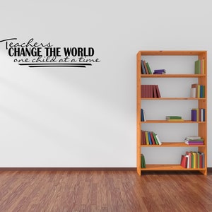 Teacher Decal Wall Decal - Teacher Sign Teacher Wall Decal Teacher Wall ...