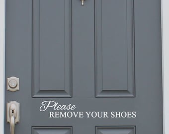 No Soliciting Vinyl Decal Sticker Front Door Front Door Decals Fancy ...