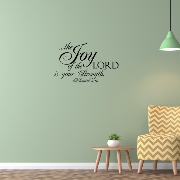 Scripture Wall Decal - Etsy