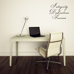 Integrity Dedication Success Vinyl Wall Decal Murals for - Etsy