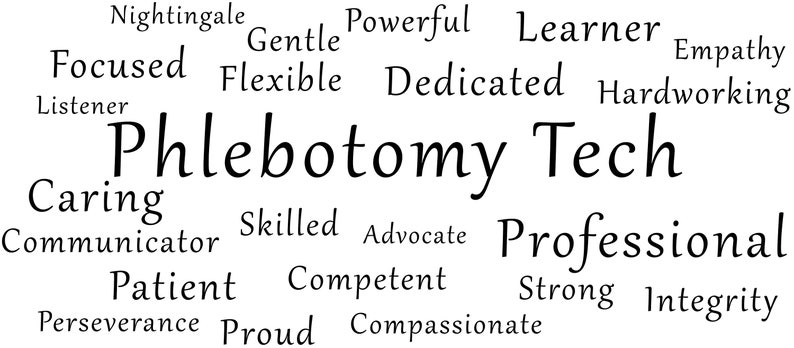Phlebotomy Tech Word Cloud Decal - Phlebotomy Wall Decal - Phlebotomist ...