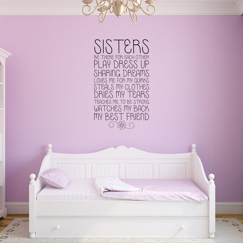 Sister Wall Decal - Etsy