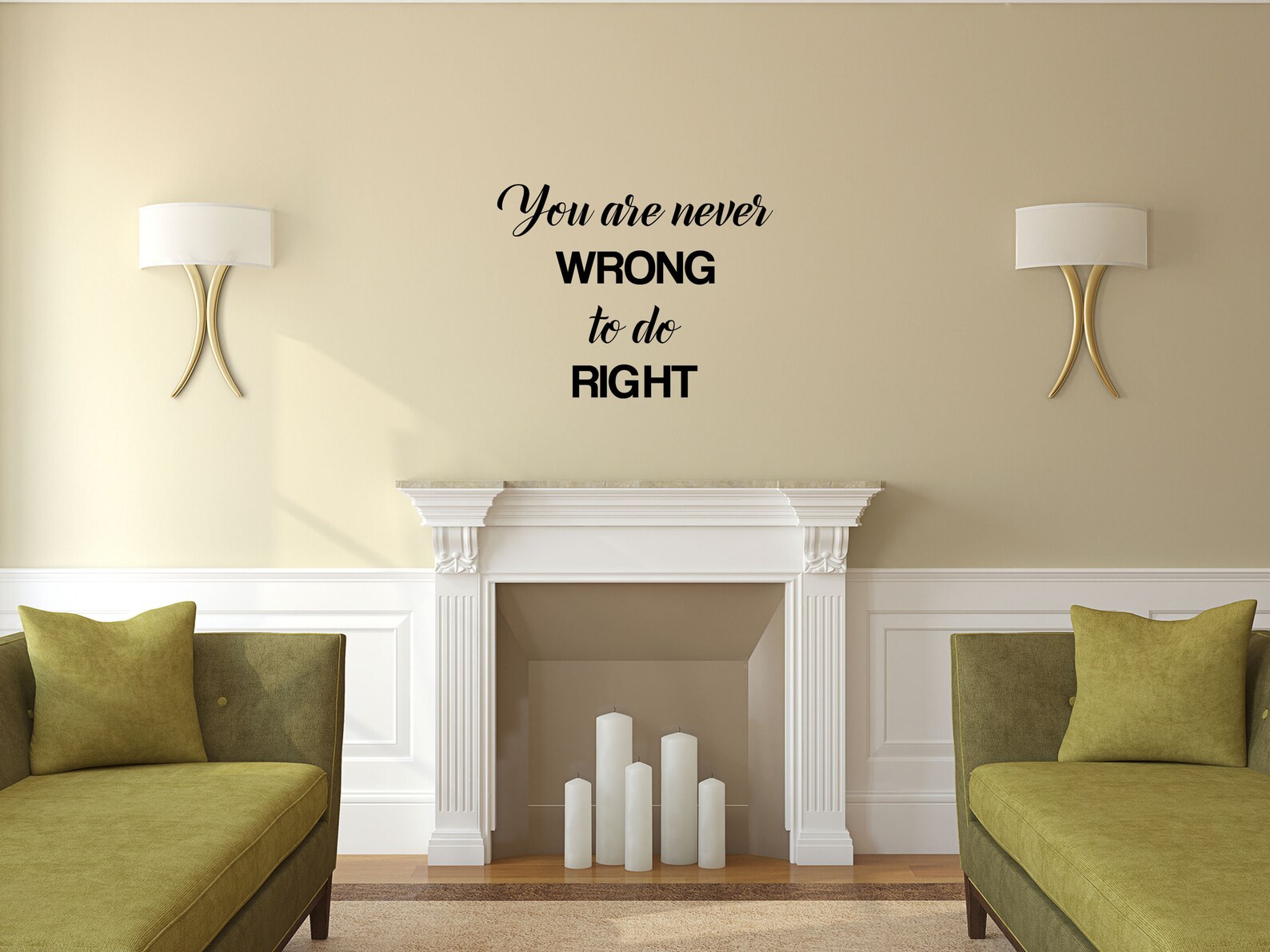 You Are Never Wrong to Do Right Decal - Vinyl Wall Decal ...