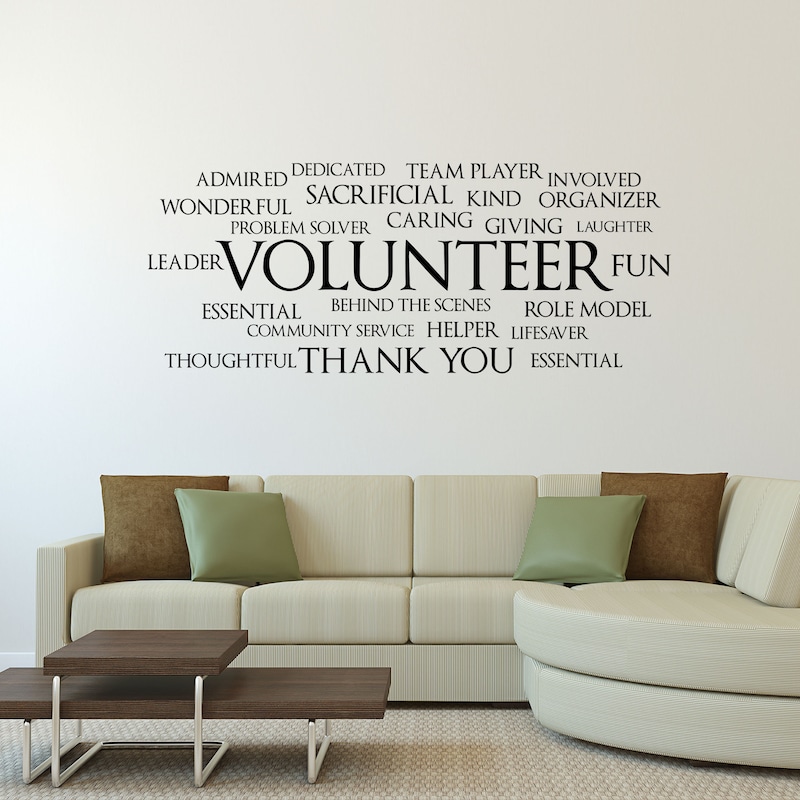 Word Cloud Decal - Etsy