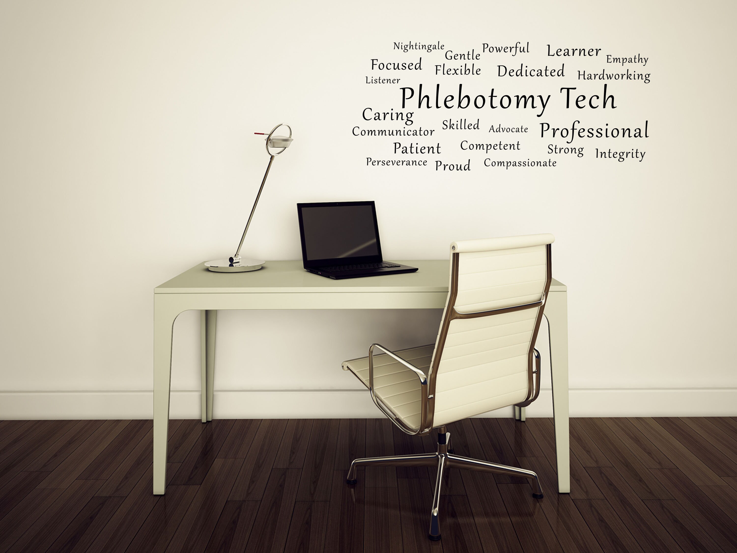 Phlebotomy Tech Word Cloud Decal - Phlebotomy Wall Decal - Phlebotomist ...