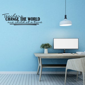 Teacher Decal Wall Decal - Teacher Sign Teacher Wall Decal Teacher Wall ...