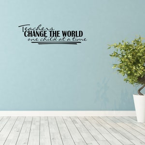 Teacher Decal Wall Decal - Teacher Sign Teacher Wall Decal Teacher Wall ...