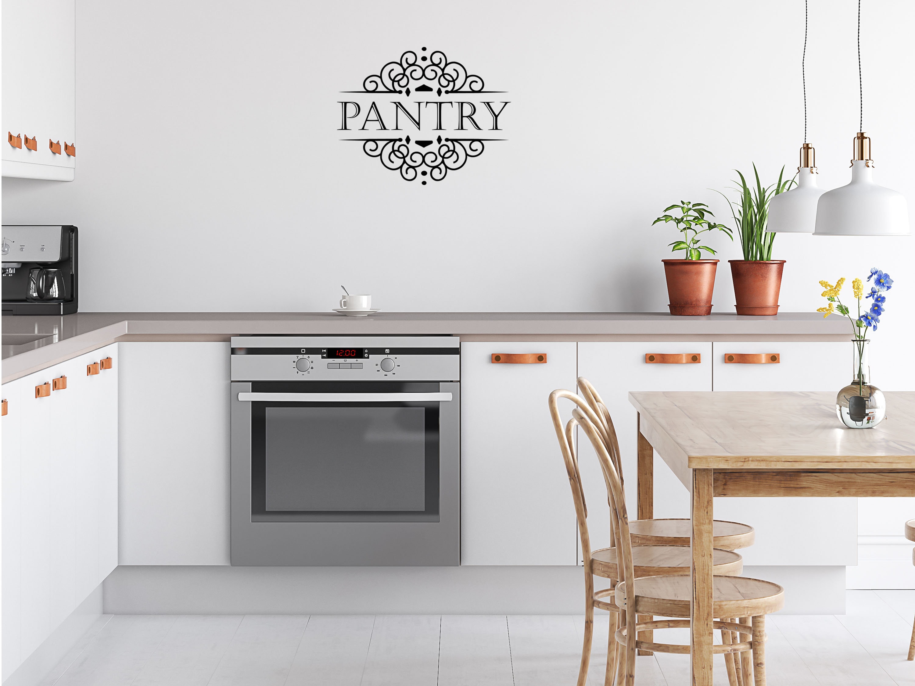 Pantry Door Decal - Rustic Kitchen Wall Sticker - Etsy