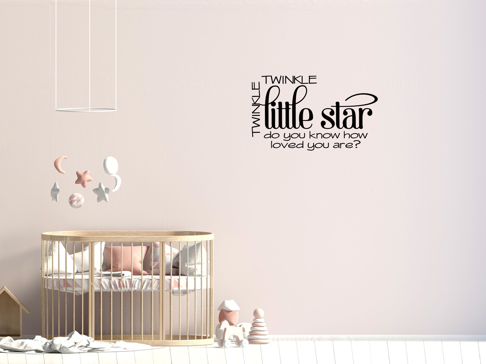 Twinkle Twinkle Little Star Decal Wall Decal Custom Wall - Etsy