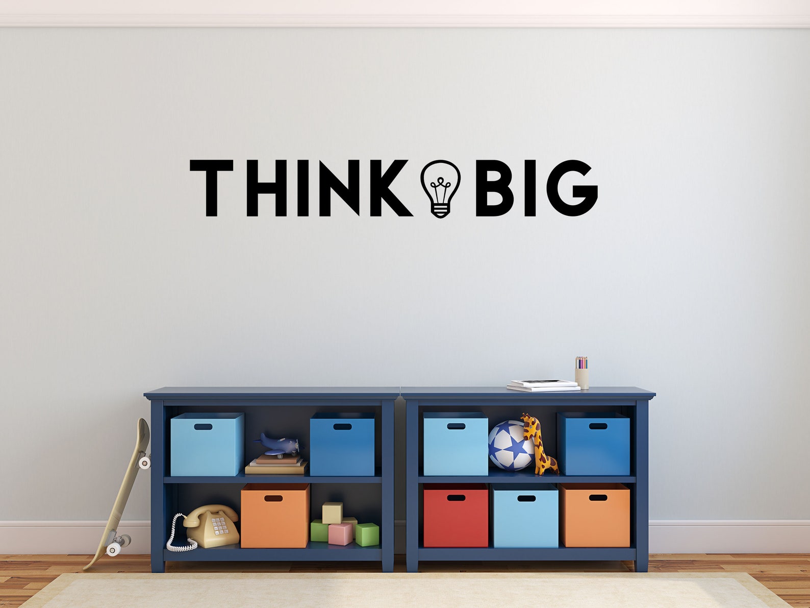 Think Big Decal Think Big Wall Decal Think Big Décor - Etsy