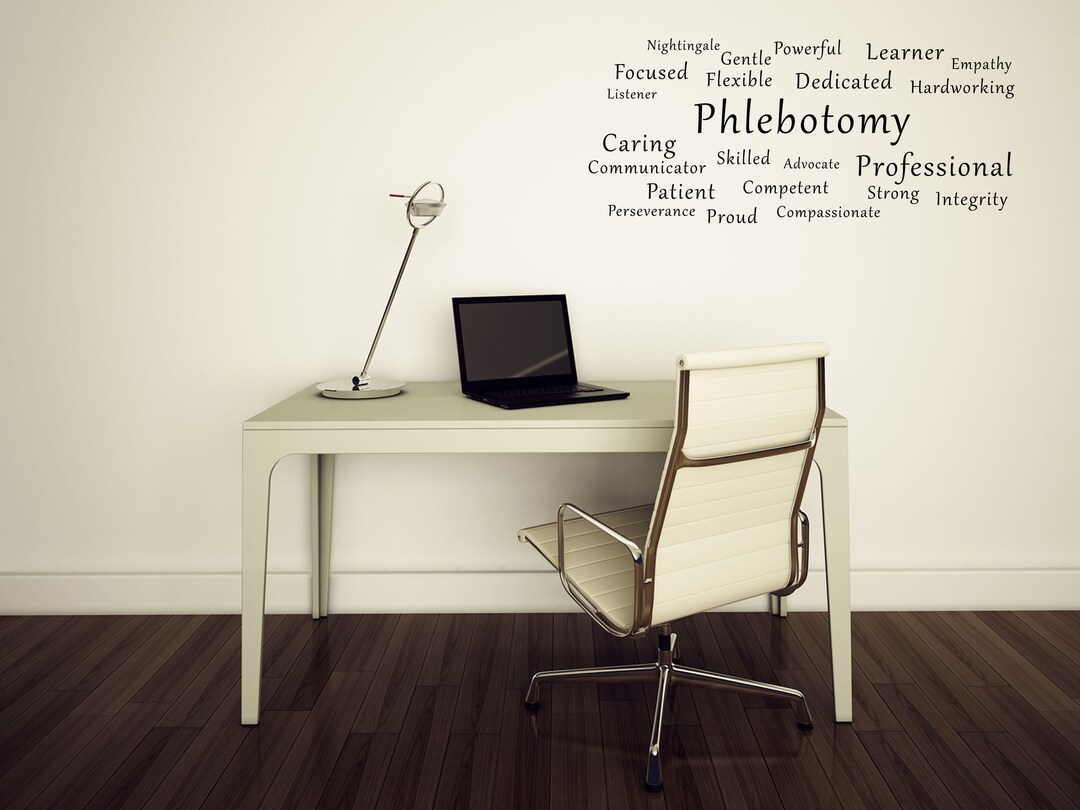 Phlebotomy Wall Decal - Phlebotomy Sticker - Word Cloud Decal Craft ...