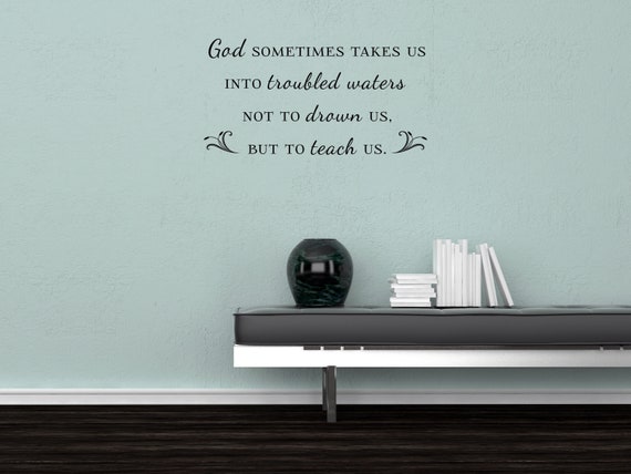 read The Bible wall sayingInspirational vinyl wall decalCalligraphy ...