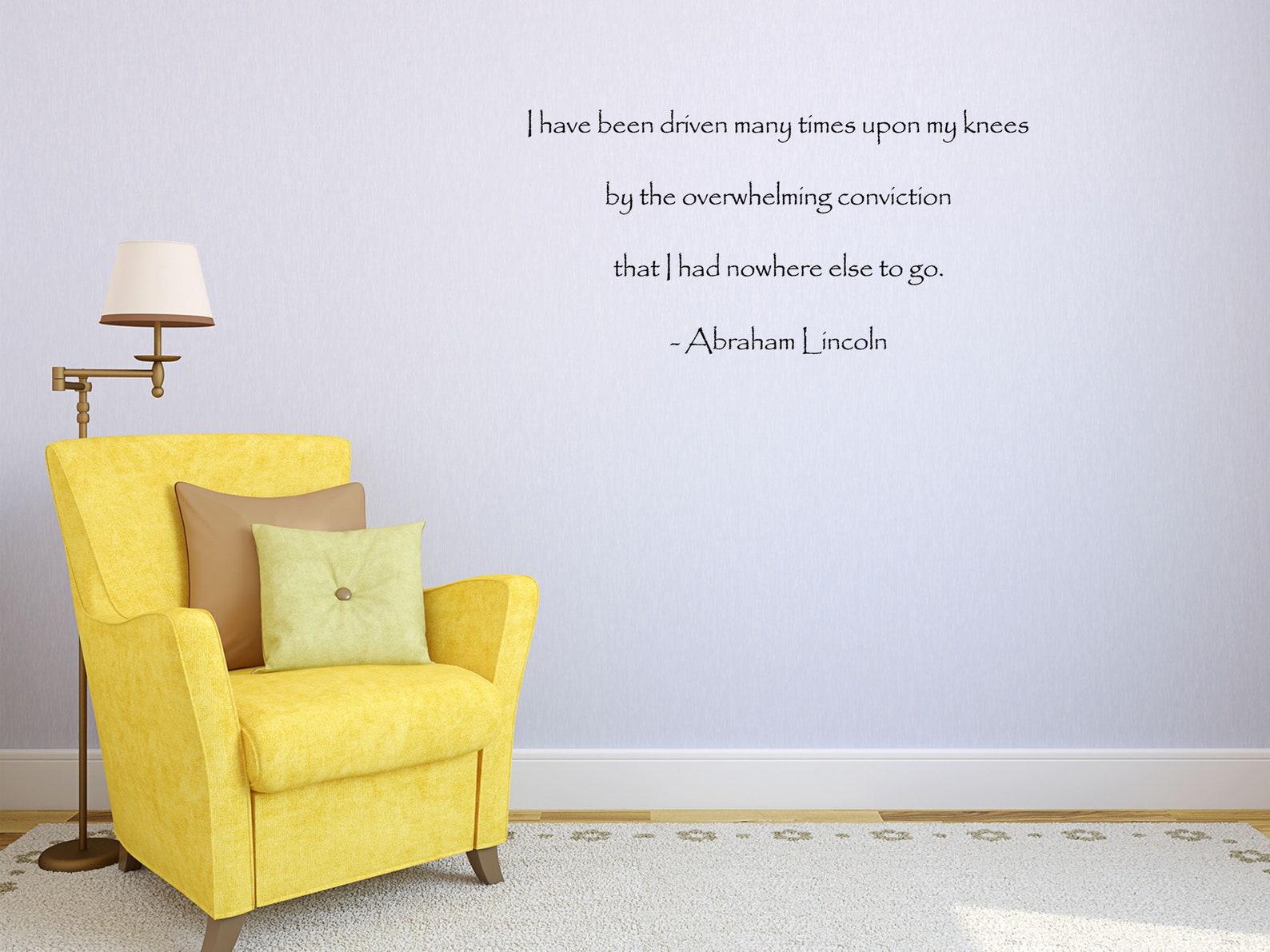 Abraham Lincoln Quote Vinyl Wall Decal – Inspirational Wall Art - Etsy