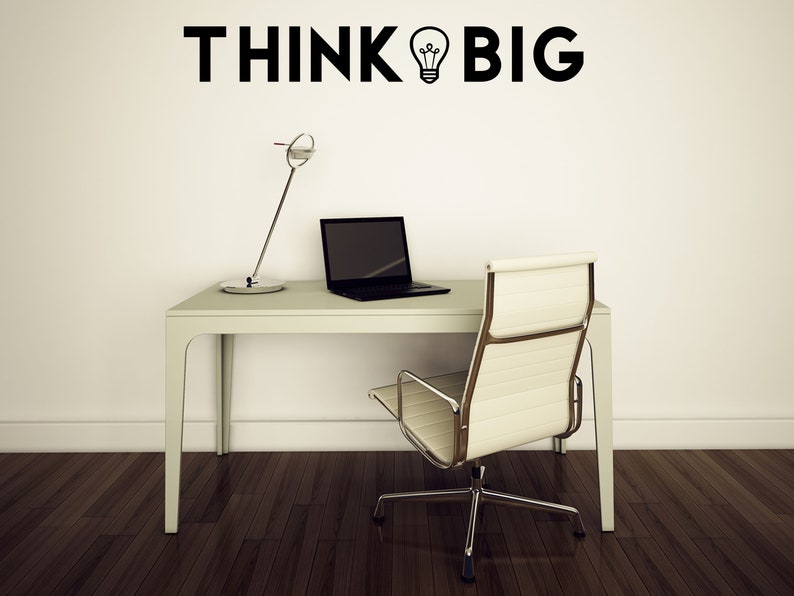 Think Big Decal Think Big Wall Decal Think Big Décor - Etsy