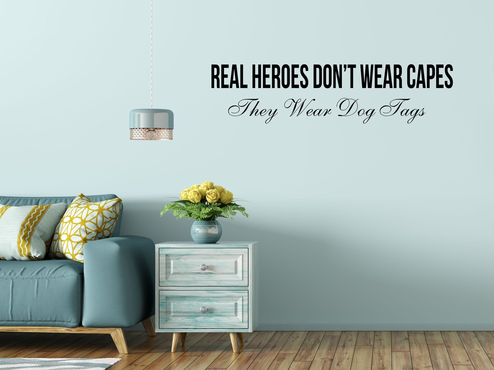 Real Heroes Don't Wear Capes Soldier Veteran Decal Wall - Etsy