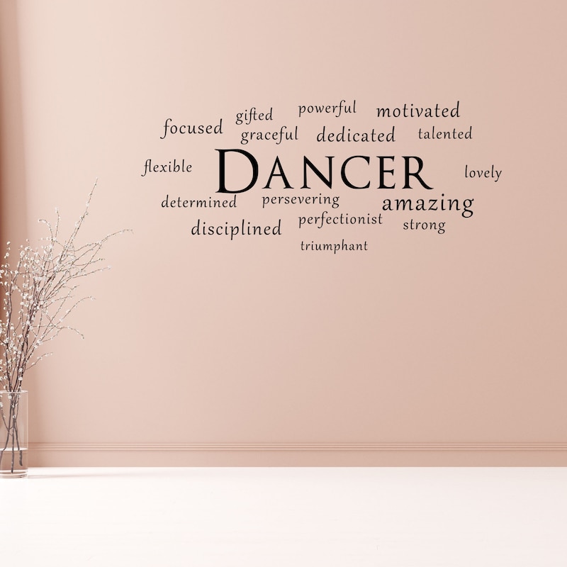 Dance Wall Decal - Etsy