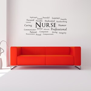 Nurse Decal - Nurse Family Decal Gift - Nurse Appreciation - Nurse ...