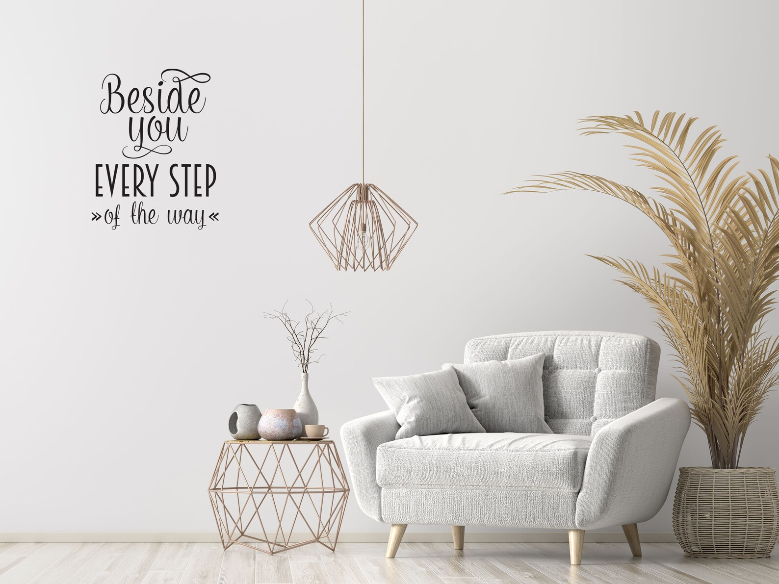 Beside You Every Step of the Way Decal Custom Wall Custom Quote Every ...