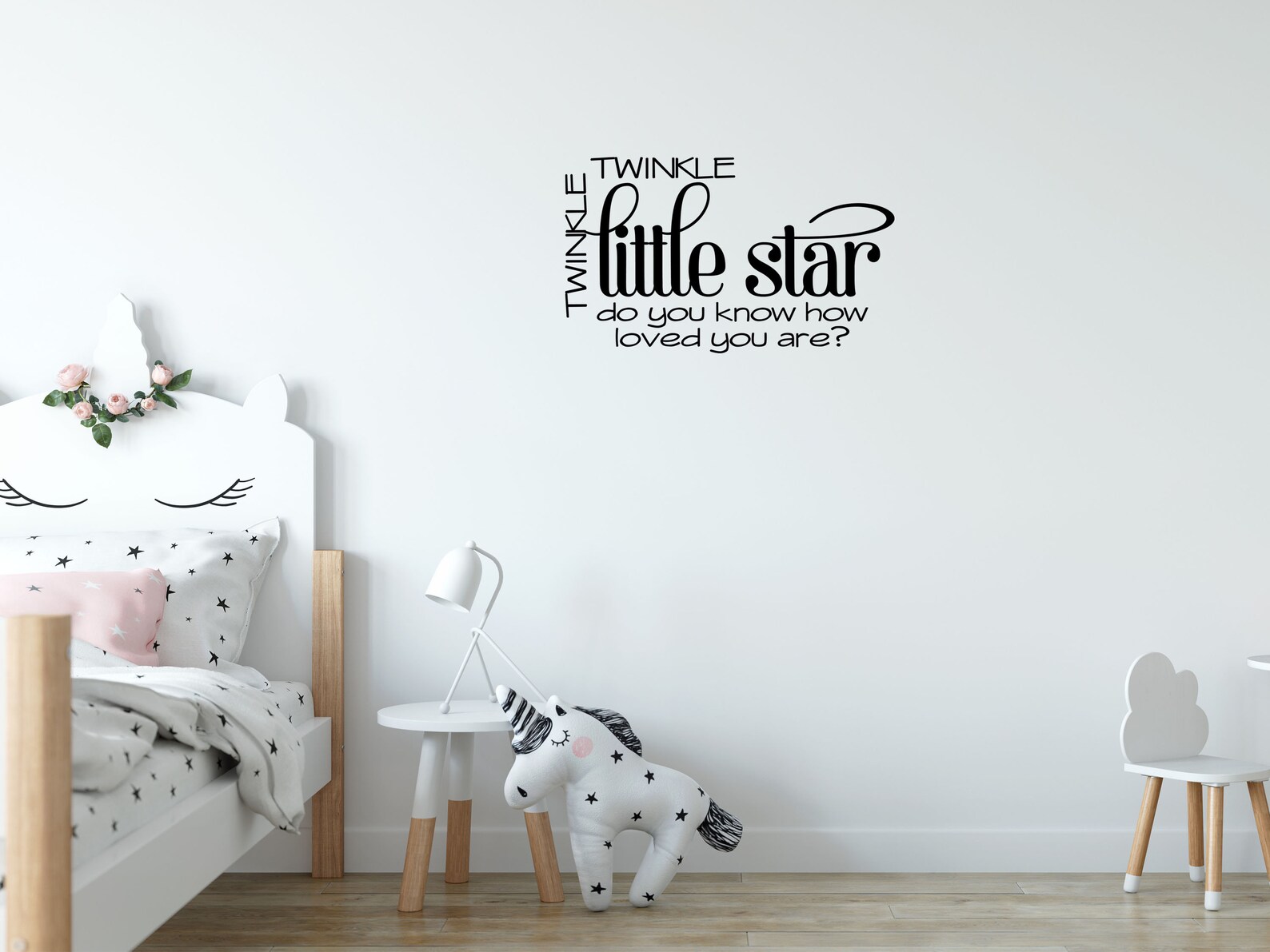 Twinkle Twinkle Little Star Decal Wall Decal Custom Wall - Etsy