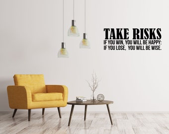 Take Risks Sign - Etsy