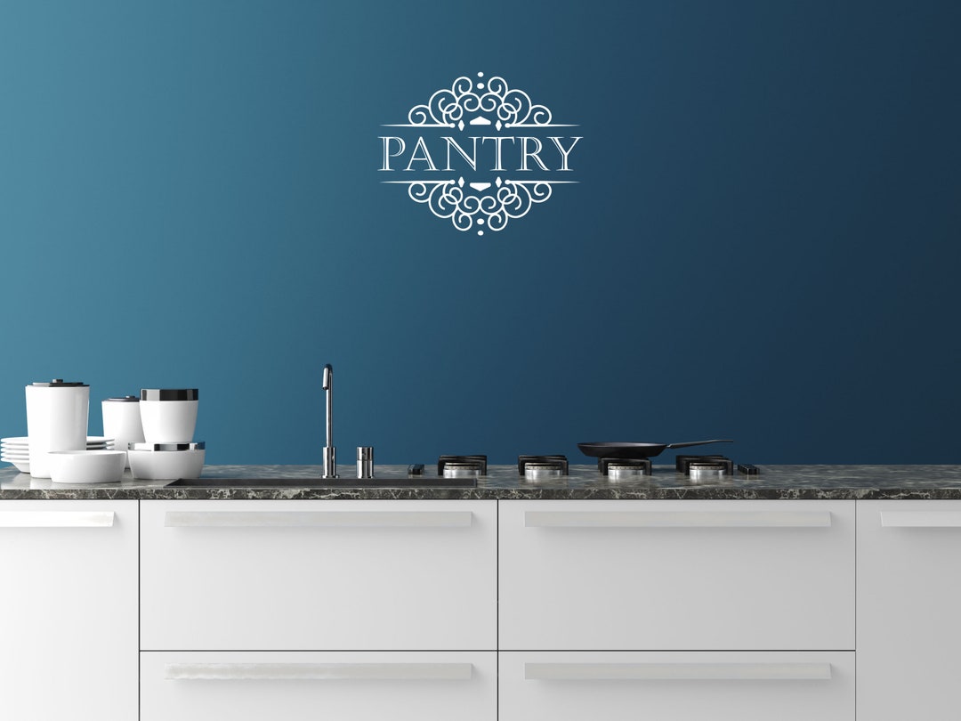Kitchen Decor - Pantry Door Decal - Kitchen Wall Decal - Kitchen Wall ...