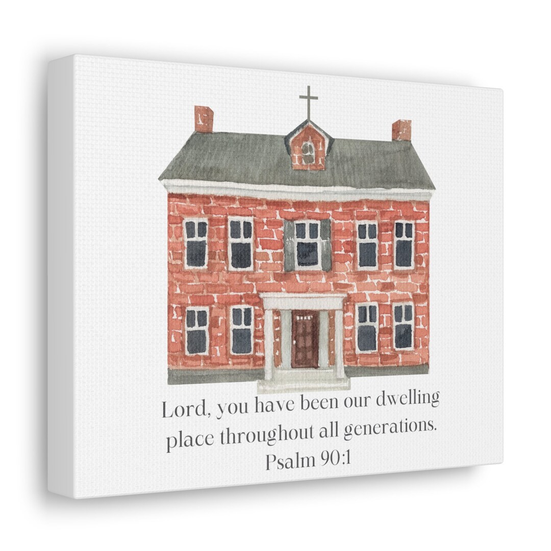 The Lord is Our Home Psalm Bible Verse Christian Canvas Gallery Wraps ...
