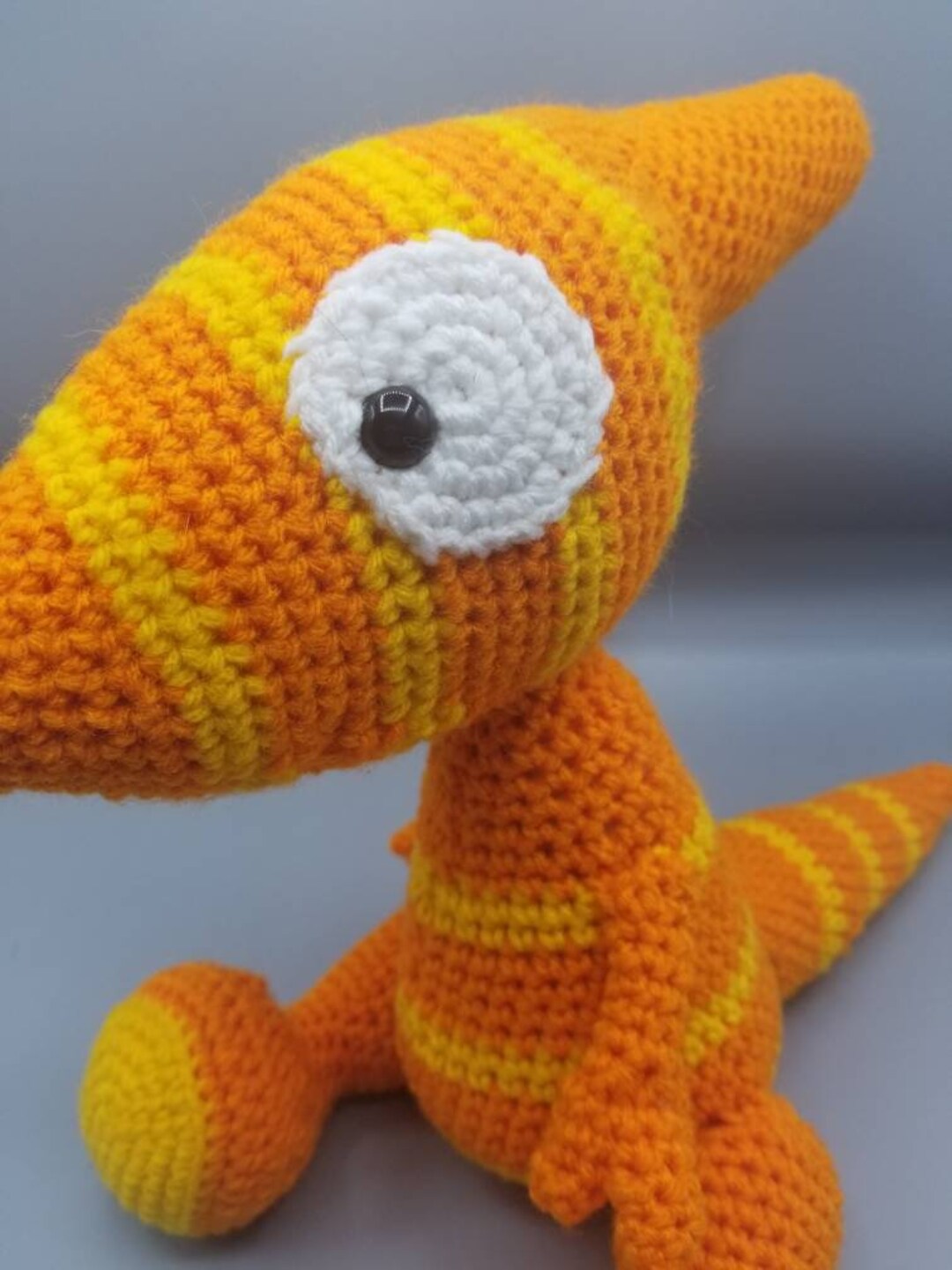 Paula the Parasaurolophus: Custom Crochet Dinosaur Plush - Etsy