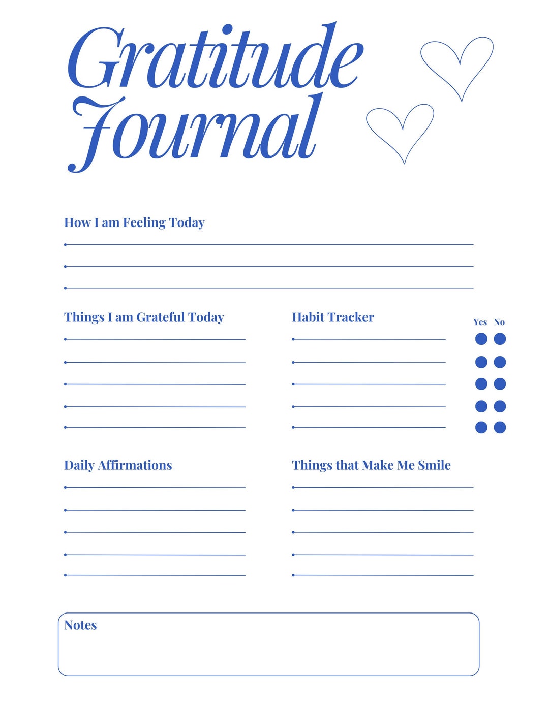Gratitude Simplified: Minimalist Digital Gratitude Journal Daily ...