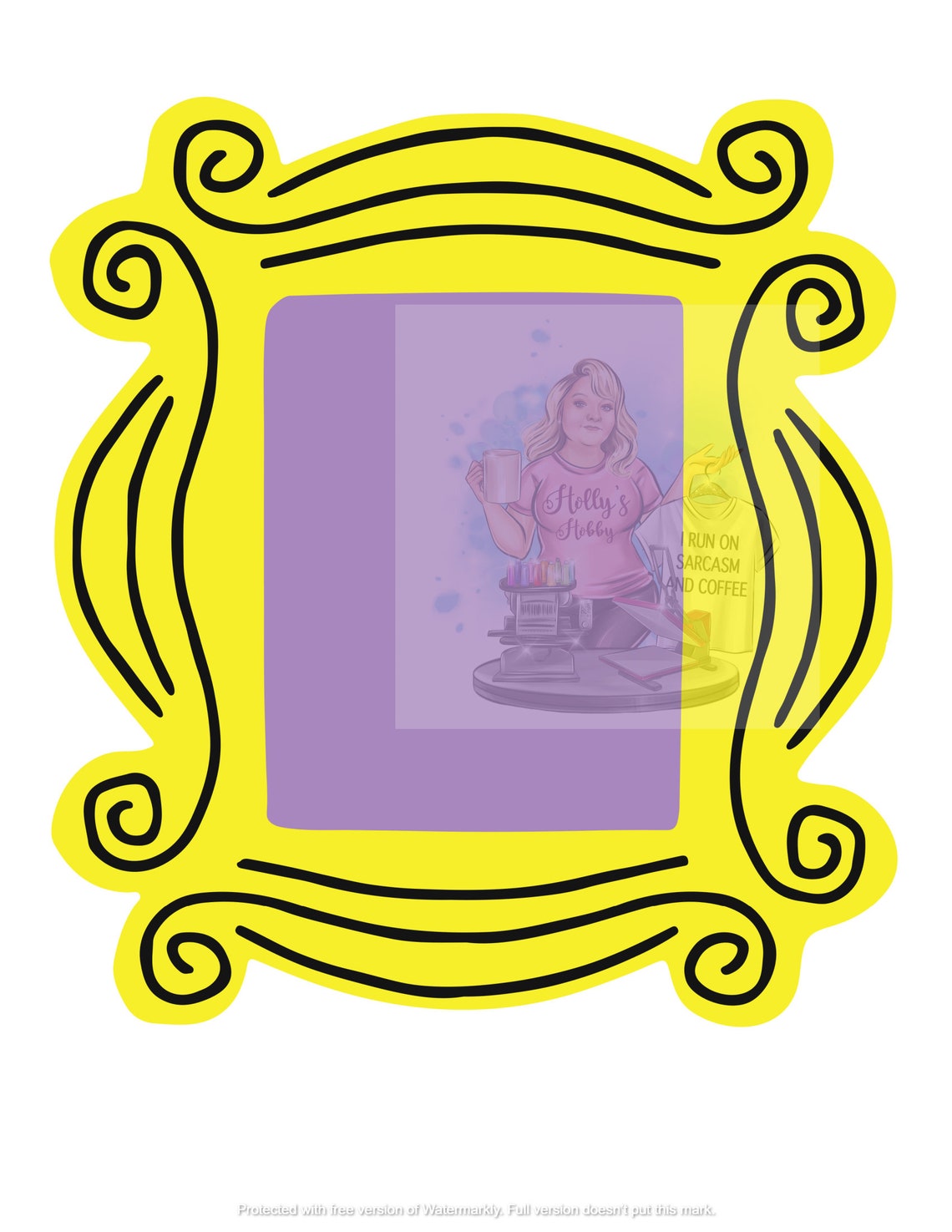 Friends Frame PNG, Print File, Print and Cut Design, Sublimation - Etsy