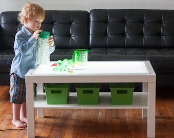 Large Light Table LIGHT OAK EFFECT - Etsy