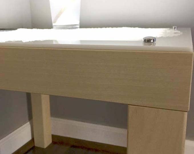 Large Light Table | LIGHT OAK EFFECT - Etsy