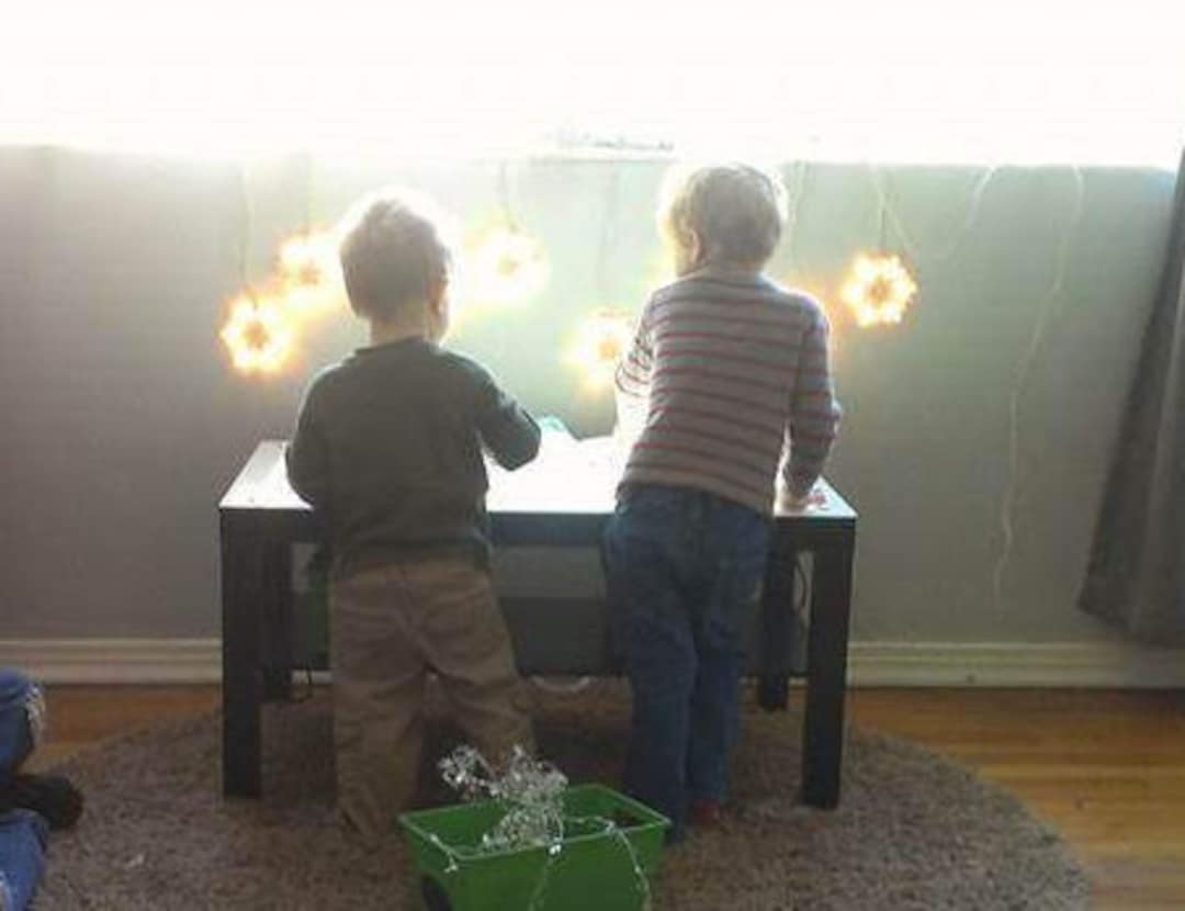Large Light Table | BLACK/BROWN - Etsy