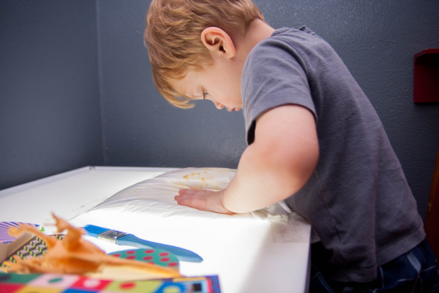Large Light Table LIGHT OAK EFFECT - Etsy