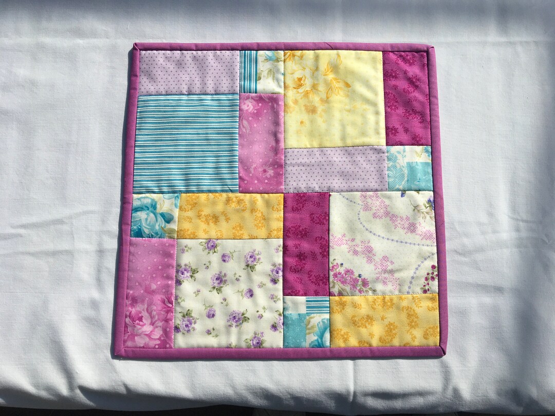 Set of Two 13 1/2” Square Table Toppers - Etsy