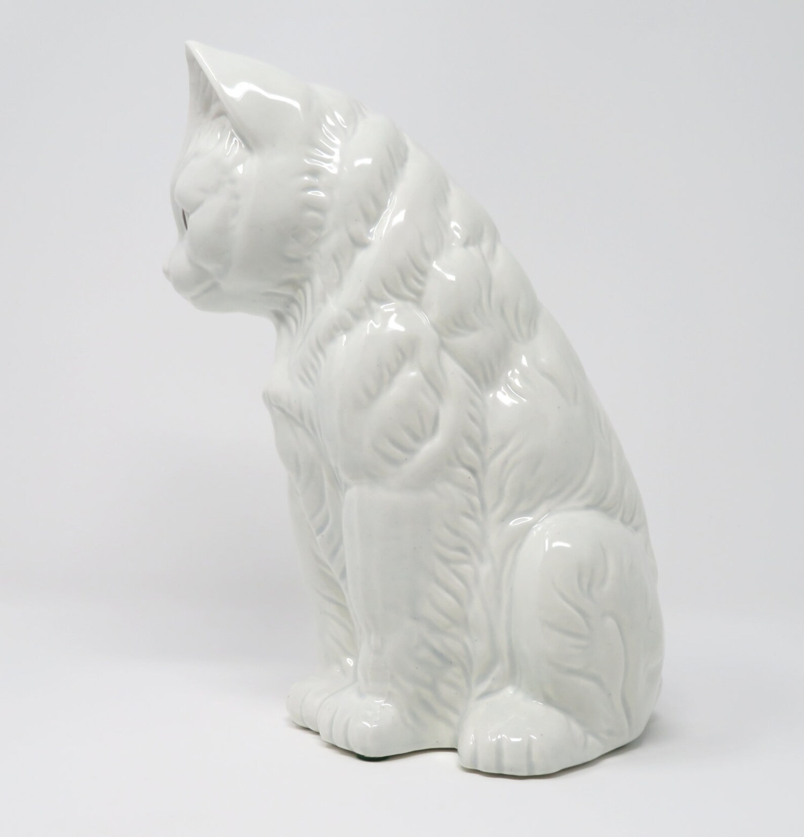 Vintage 1980s House of Lloyd Miss Kitty White Porcelain Cat Figurine or ...