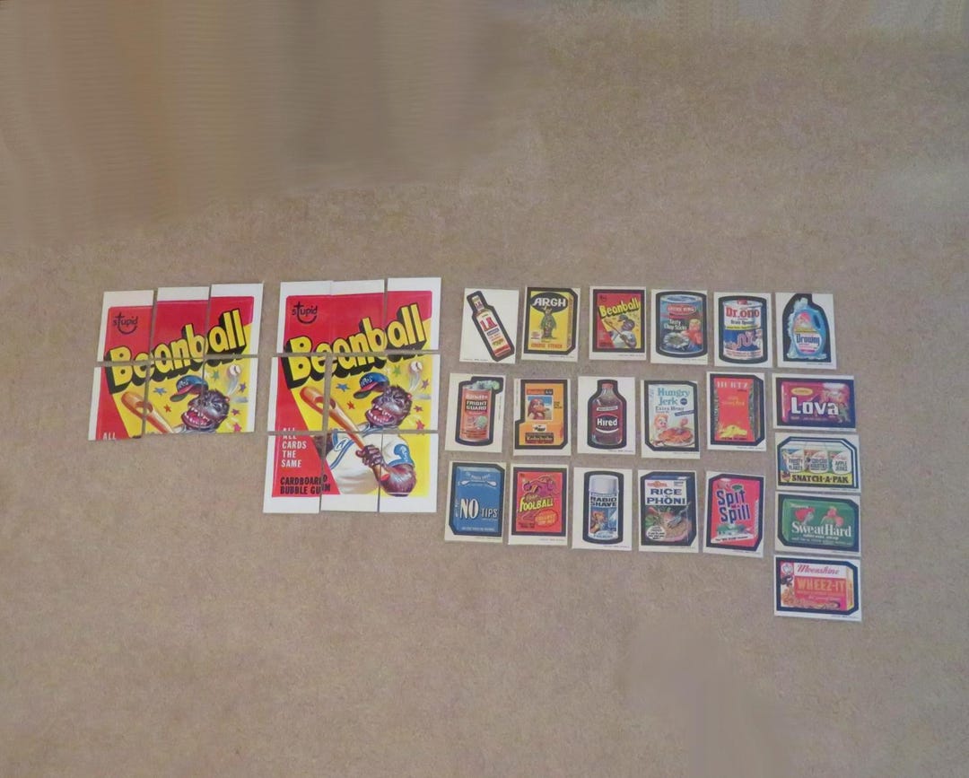 Vintage 1970s Wacky Packages Series 3 Parody Sticker Cards | Complete ...