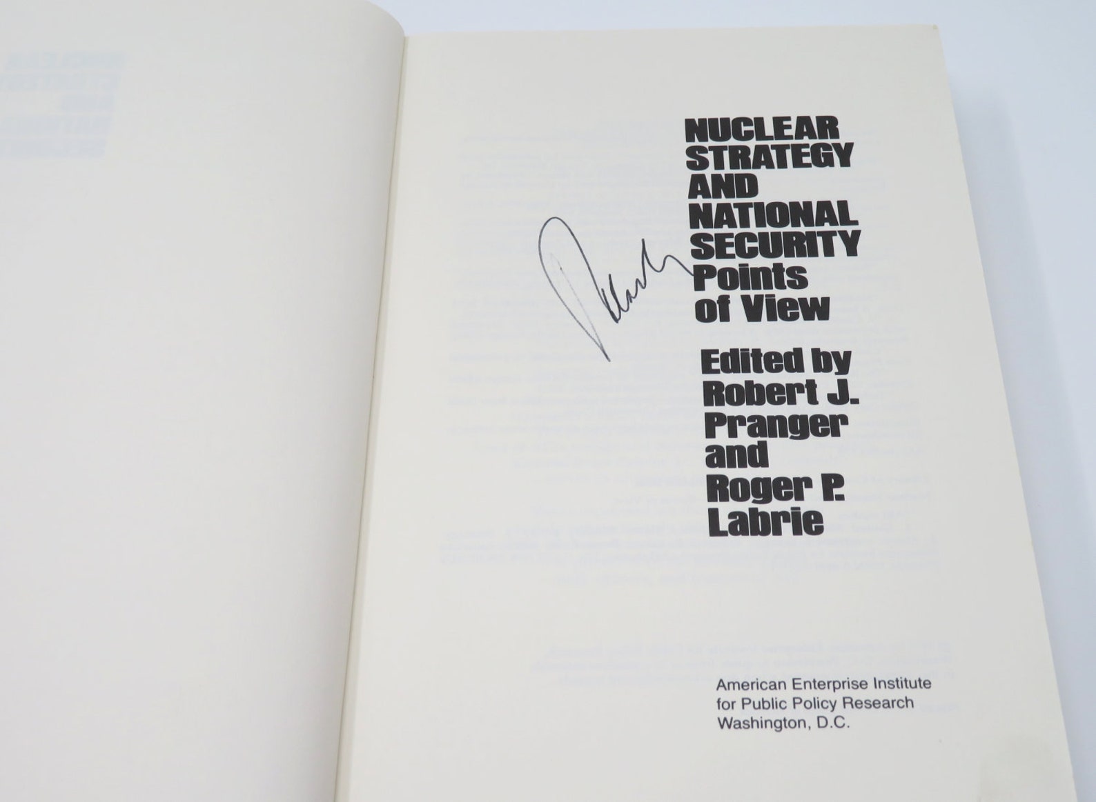Vintage 1977 Large Paperback Book Nuclear Strategy and - Etsy