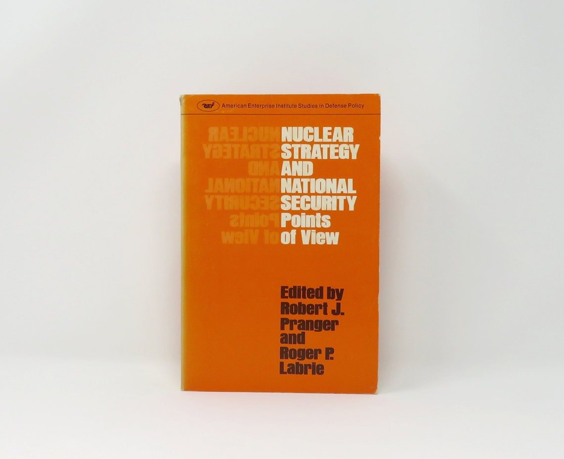 Vintage 1977 Large Paperback Book Nuclear Strategy and - Etsy