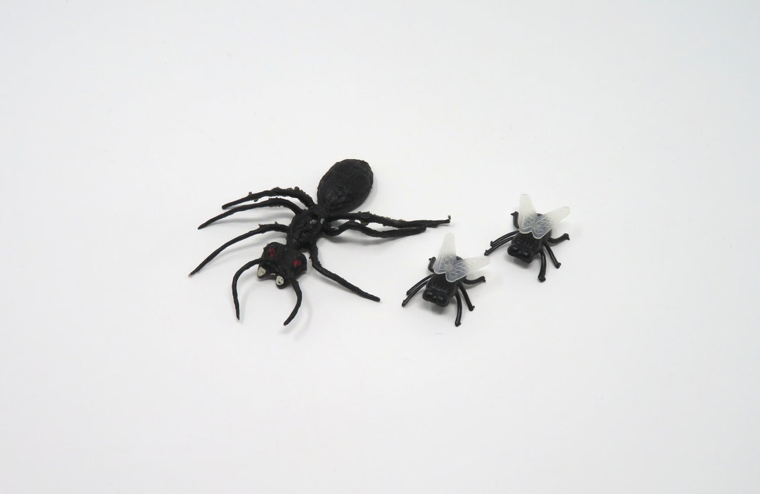 Vintage 1980s Creepy Crawlies Rubber Ant and Plastic Flies - Gross ...