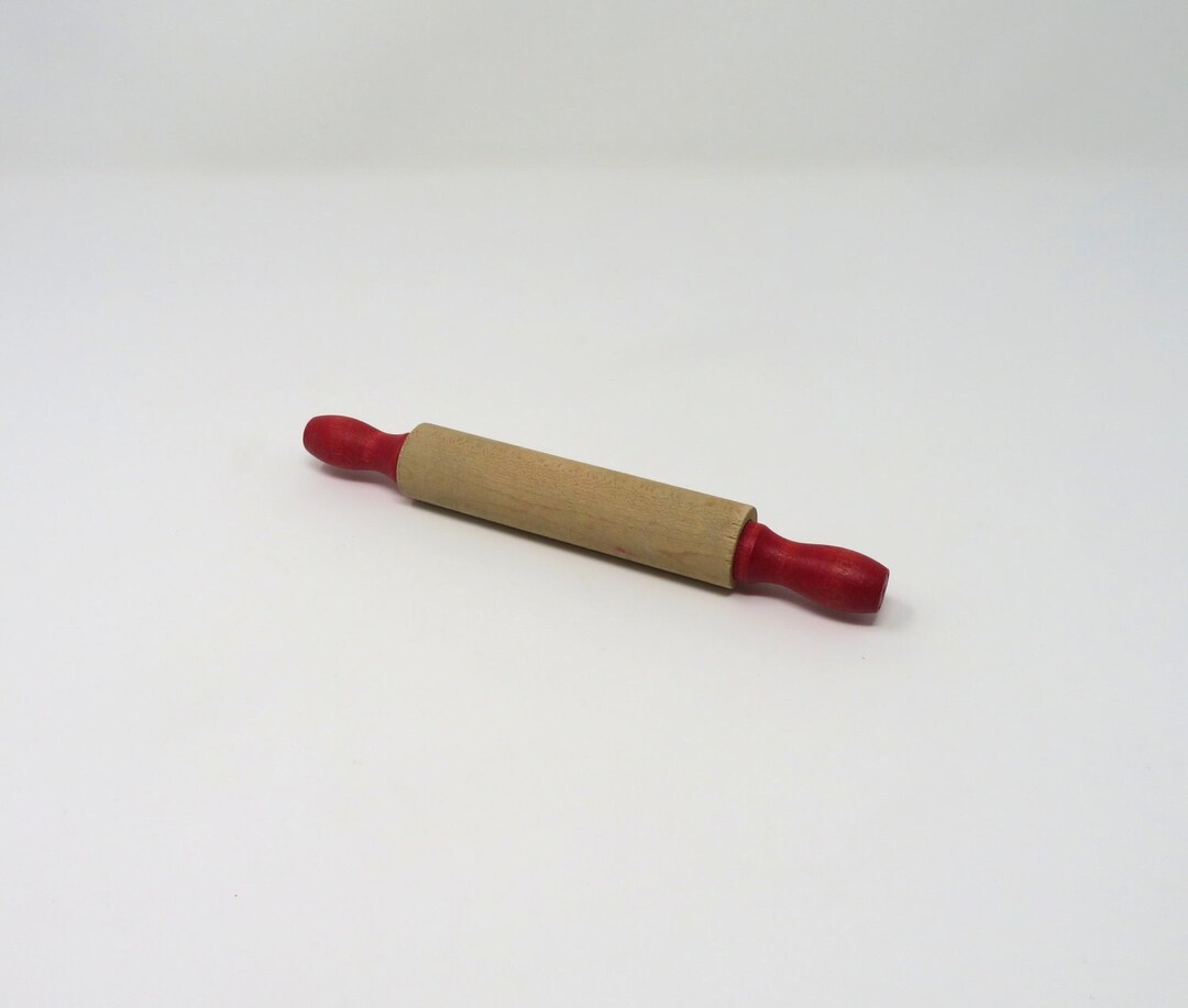 Vintage 1960s Small Kids Size Rolling Pin - Real Wood - Real Fun - Use ...