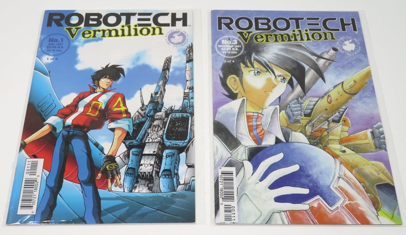 Vintage 1990s Robotech Vermilion Comic Books Manga - Etsy