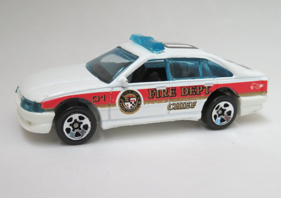 Vintage 1989 Hot Wheels Fire Chief Car by Mattel Fun to | Etsy